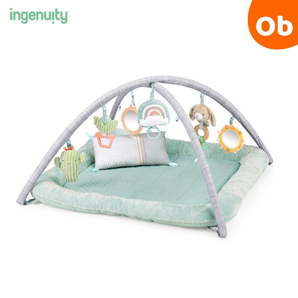 ウルトラソフトなマットで、赤ちゃんも快適に過ごせますキルティングを施した高級感のあるウルトラソフトなマットで赤ちゃんが快適に過ごせます。木や竹などの自然素材を使い、オアシスをイメージしたプレイジム。オルゴールや、ラトルなど6 つの楽しいしか...