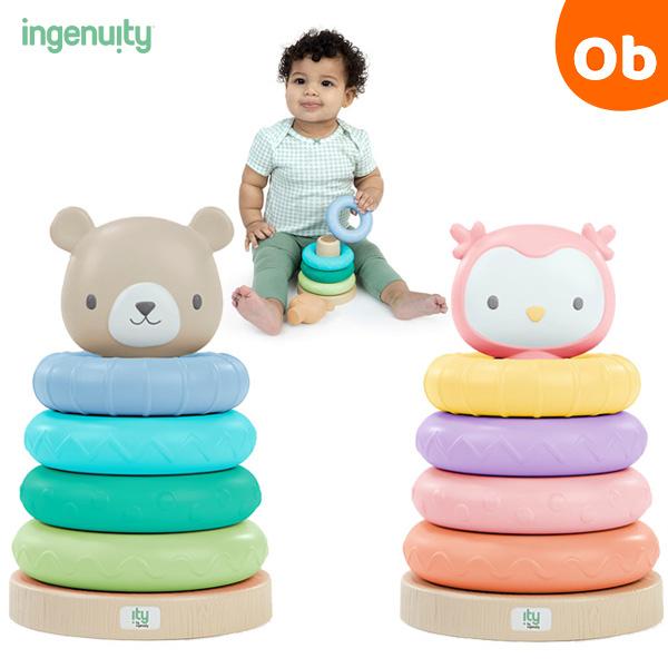 つみかさねて遊べるリングタワー●重ねて遊ぶ中で手指の運動を促します。●BPAフリーで安心のリング。■対象年齢：6ヵ月〜■サイズ：11.1×11.1×16.5cm■重量：135g■備考：素材：ABS、PP、LDPE生産地：企画/アメリカ　製造...