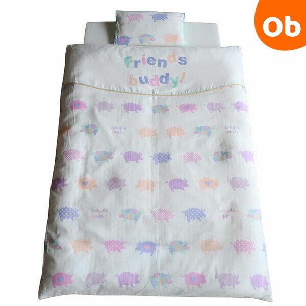 洗える布団で赤ちゃんは、いつも爽やかな寝心地！汗っかきの赤ちゃんにぴったりの吸水性、発散性に優れたガーゼ生地使用の布団セットです。安心、安全の日本製はもちろん裁断、縫製検品から仕上げまでフジキにて行っております。掛布団・枕の中綿は、ウォッシ...