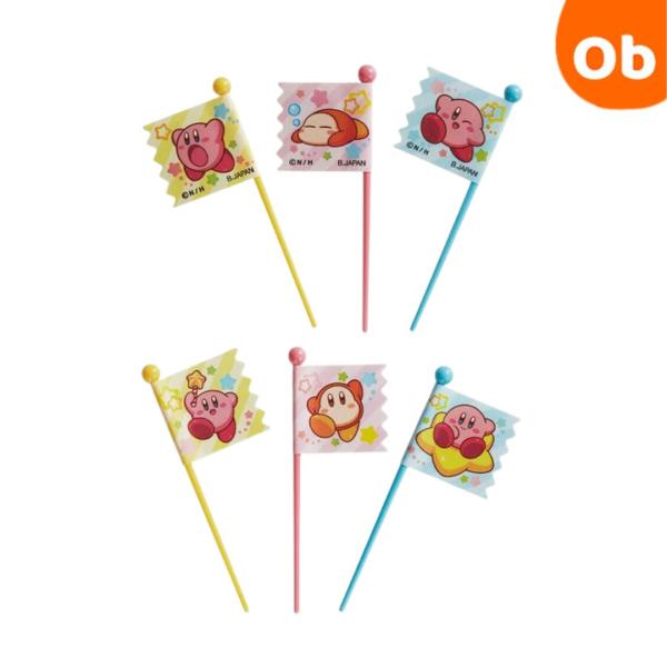 ◎星のカービィのピックスです。◎お弁当の時間が楽しみになります。毎日のお弁当グッズとしてはもちろん、運動会や遠足のお弁当箱に！キャラ弁作りにも最適です。サイズ・容量約24×67×5【重量】約11.8g規格■生産地：日本■素材・成分：ピック：...