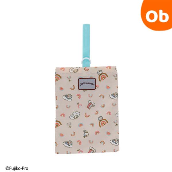 生産：中国素材 ポリエステル100％インクジェットプリント・再生ポリエステル・織りネーム・撥水加工 約H29×W22×D8cm(持ち手部分含めず)