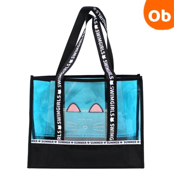 キラキララメ入りのかわいいデザインです。長めのショルダーと大きめサイズが特徴です。ビーチやプールで大活躍！マチ付きでたくさん入ります。水着など中のものが見えにくくなっています。肩にかけやすい長めのショルダーです。丈夫なビニール素材なのでレッ...