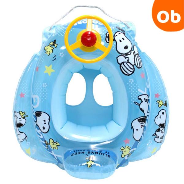 スヌーピー　ベビーボートR　安定感のあるひも付きボート型です。小さなお子様が使いやすい足入れタイプです。対象年齢 1.5〜3歳未満■材質　本体：塩化ビニル樹脂　ひも：ポリプロピレン■商品サイズ　約横67cm×縦65cm×奥行27cm（空気注...