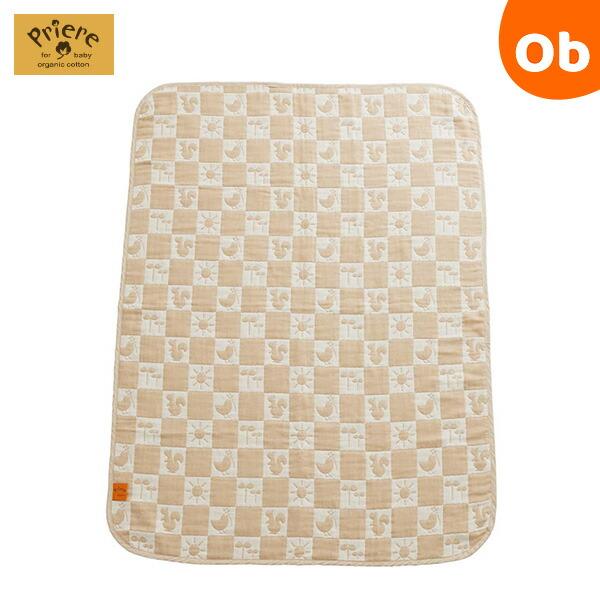 上質なオーガニックコットンを贅沢に5枚重ねにしたジャガード織りのガーゼケット。表裏で使える、リバーシブル仕様。市松模様の中にリス、小鳥、太陽など愛らしいモチーフが織られています。吸水・速乾性に優れているので汗っかきの赤ちゃんでもムレにくく快...