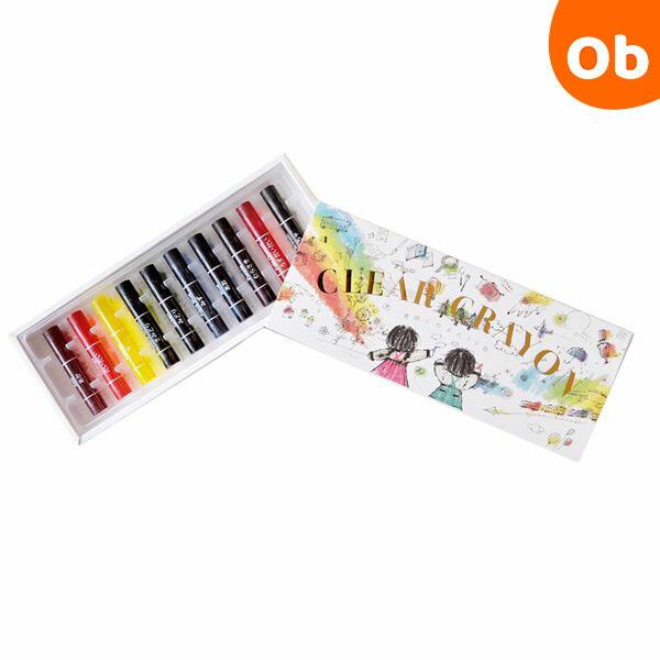 すらすらと軽く描けて下絵もくっきり見える！半透明オイルゲルクレヨンです。KE-AC10　透明クレヨン10色　の後継品で、より一層発色が良くなりました。また、おえかきに良く使うとのお声があった、うすだいだい・ちゃを新色として追加しています。子...