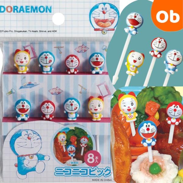 ◎子供から大人まで大人気のドラえもんのピックスです。◎お弁当の時間が楽しみになります。毎日のお弁当グッズとしてはもちろん、運動会や遠足のお弁当箱に！■サイズ：　キャラ弁作りにも最適です。　ドラえもん(立ち)：約58×13×12　ドラえもん(...