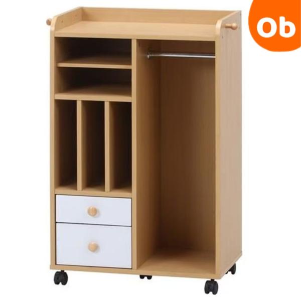 ■カラー：ナチュラル■サイズ(mm)全体：幅580 × 奥行340 × 高さ920耐荷重(全体)：20kg耐荷重(棚板)：5kg商品重量(kg)：22■素材表面材：プリント紙化粧繊維板