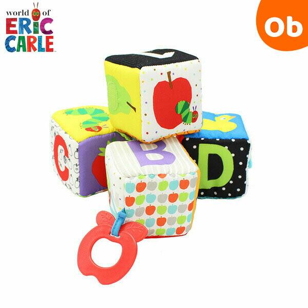 赤ちゃんのお手てにピッタリサイズ！可愛いソフトブロックが新登場4つのキューブはには、それぞれ違う機能が！1〜4からの数字やＡ〜Ｄまでのアルファベットのお勉強が出来ます。振ると鈴がなるキューブや、カサカサ鳴るキューブなどお子様の五感を楽しく刺...