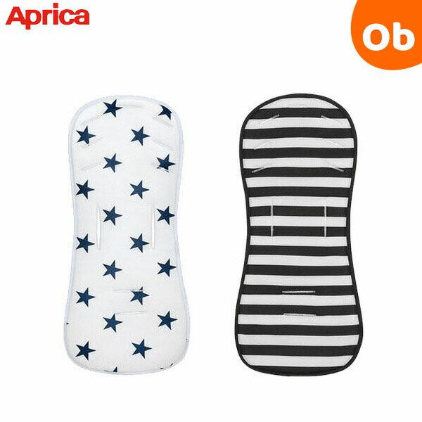 アップリカのベビーカー（スムーヴ シリーズを除く）に使用できる「マルチ シートマット」。表には吸水・速乾に優れた機能素材クールマックスRファブリック※1、裏にはメッシュ生地（白無地）を使用したリバーシブル。取付はカンタンで、洗濯機で丸洗い※...