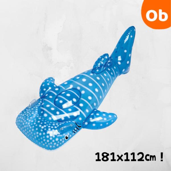 水族館で大人気のあの巨大なジンベイザメをリアルに再現したユニークなフロートです。全長181センチとビックです。【サイズ・容量】181x112cm【規格】■生産地：中国■素材・成分：塩化ビニール■パッケージ：個別ヘッダーバック入り【対象年齢】...