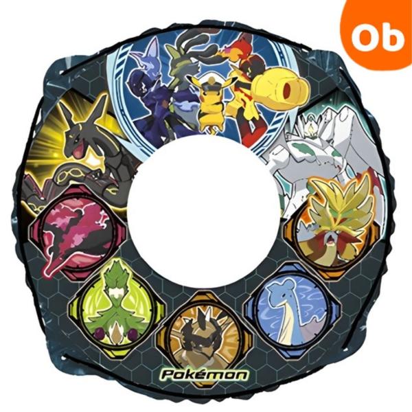 大人気キャラクター「ポケモン」の浮輪です。膨らんだ状態の浮輪の内周が約95〜100センチの浮輪です。対象年齢8〜14歳くらいのお子様に最適。ロープ付空気の注入と排出が簡単！楽早くうき栓装着商品■生産地：中国■素材・成分：本体：塩化ビニル樹脂...