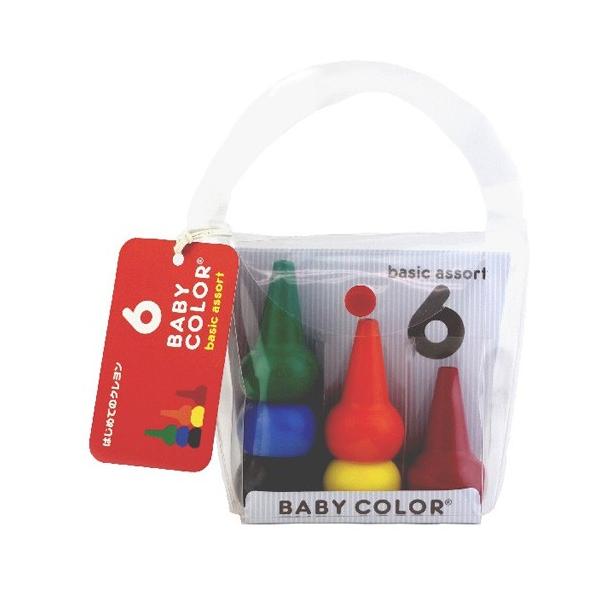 ペンが持てない年齢から使えるクレヨンです。永年の研究から開発された独特の形と、折れにくく、汚れにくい形が特長のクレヨンです。なめても安全な素材を使用。信頼のAPマークを取得しています。衣服についても洗濯で落とせます。クレヨン自体も水洗いでき...