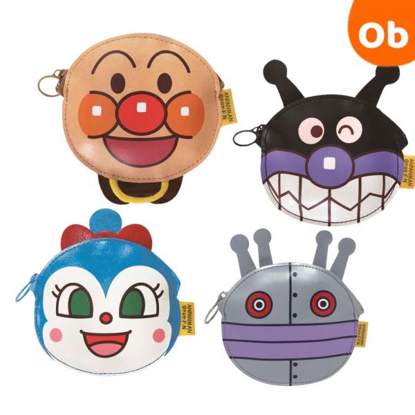 しっかりとした丈夫な生地で、キャラクターのお顔のカタチが可愛いファスナー式の小銭入れです♪キーケースや小物入れとしても使えます。ファスナーには小さなお子様でも引っ張りやすい丸枠の取っ手がついています。合皮の素材で丈夫で汚れにくいです。サイズ...