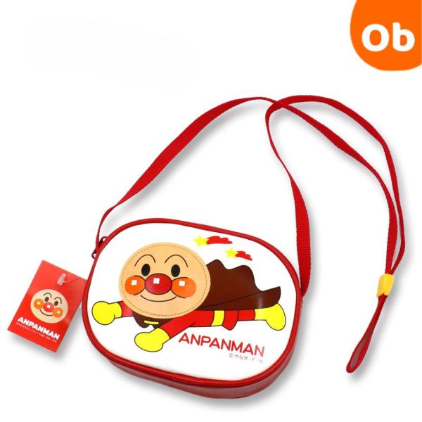 大人気！【アンパンマン】『ふっくらポシェット』！ファスナー式のミニポシェットで、お子様の身長に合わせる事が出来るひも調節がついてます。小さいお子様にポシェットやネックポーチとしてピッタリの大人気商品です！キーケースや小物入れなどにいろいろ活...