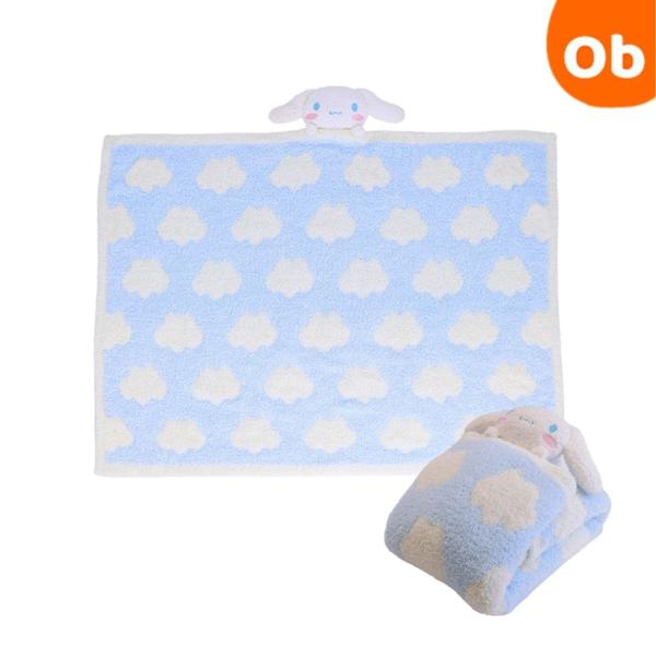 折り畳んで収納するとキャラクターがひざ掛けを被って寝ているかのうようになります。ニット生地でもちもちしたひざ掛けです。室内や車内、オフィスなどで膝にかけて防寒対策として使用できます。また、夏場の冷房の温度調整としても使用できます。素材 ポリ...