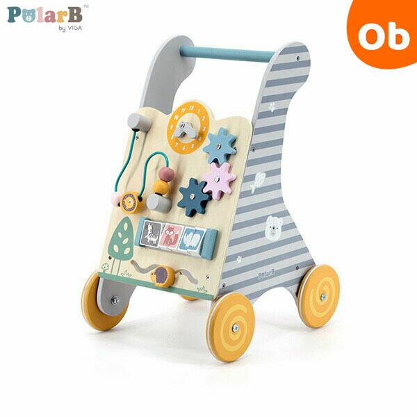 たくさんのしかけが楽しめるベビーウォーカー。木製ビーズや歯車をうごかしてみたり、絵合わせで遊んだり歩き始めのお子様におすすめです。■対象年齢：18カ月から■サイズ：W31.7×D27.5×H45.5cm■備考：素材天然木化粧合板、天然木、M...