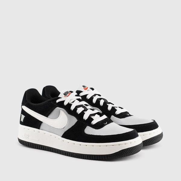 NIKE ナイキ AIR FORCE 1 エアフォースワン GS Black Sail Wolf NIKE ナイキ AIR FORCE 1 エアフォースワン GS Black Sail Wolf