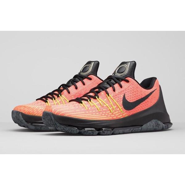 【状態】　新品NIKE KD 8 Kevin Durant 8 VIII "Hunt's Hill Sunrise" Basketball Shoes Orange Black 749375-807ナイキ ケビン デュラント バッシュ バス...