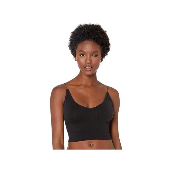 商品名：フリーピープル Free People Women's  Ribbed V-Neck Brami WOMEN色：Black※こちらの商品は海外お取り寄せ商品となっております。商品到着まで約2、3週間前後のお時間をいただいております。...