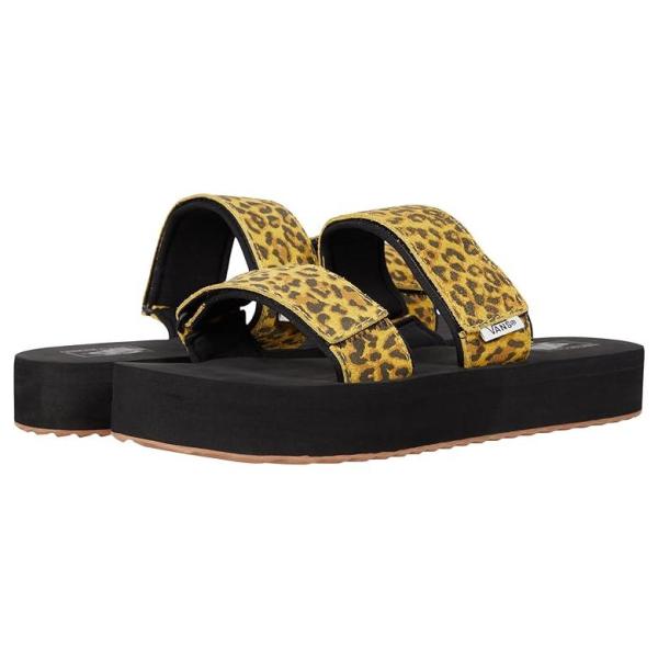 商品名：バンズ Vans Cayucas Slide Mega Platform WOMEN色：(Cheetah) Cream Gold※こちらの商品は海外お取り寄せ商品となっております。商品到着まで約2、3週間前後のお時間をいただいており...