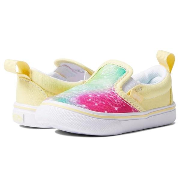 商品名：バンズ Vans Kids ComfyCush Slip-On V (Infant/Toddler) GIRL色：(Vanstellation) Multi/True White※こちらの商品は海外お取り寄せ商品となっております。商...