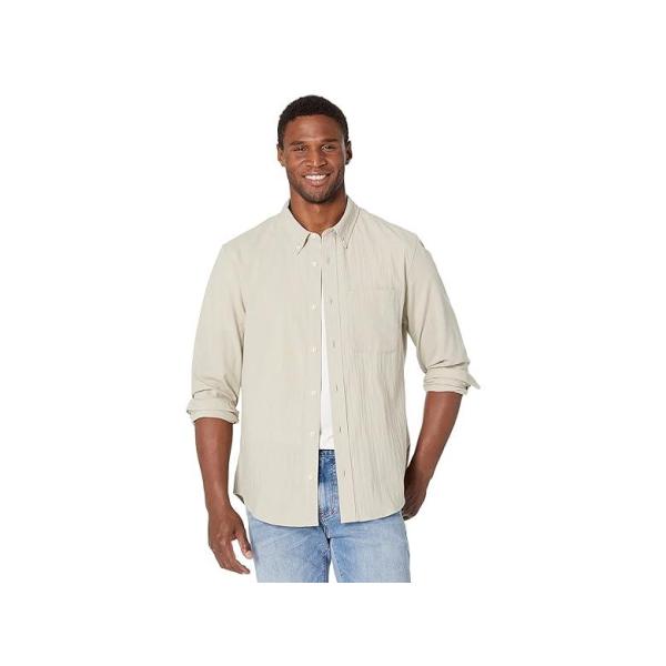 商品名：メイドウェル Madewell Perfect Shirt - Long Sleeve Crinkle MEN色：Sunfaded Sage※こちらの商品は海外お取り寄せ商品となっております。商品到着まで約2、3週間前後のお時間をい...