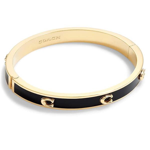 商品名：コーチ COACH Pegged C Hinge Bangle Bracelet WOMEN色：Black※こちらの商品は海外お取り寄せ商品となっております。商品到着まで約2、3週間前後のお時間をいただいております。海外の配送状況等...