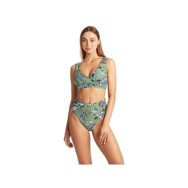 商品名：SEA LEVEL SWIM  Women's  Pilgrim Cross Front Multifit Top WOMEN色：Olive※こちらの商品は海外お取り寄せ商品となっております。商品到着まで約2、3週間前後のお時間をい...