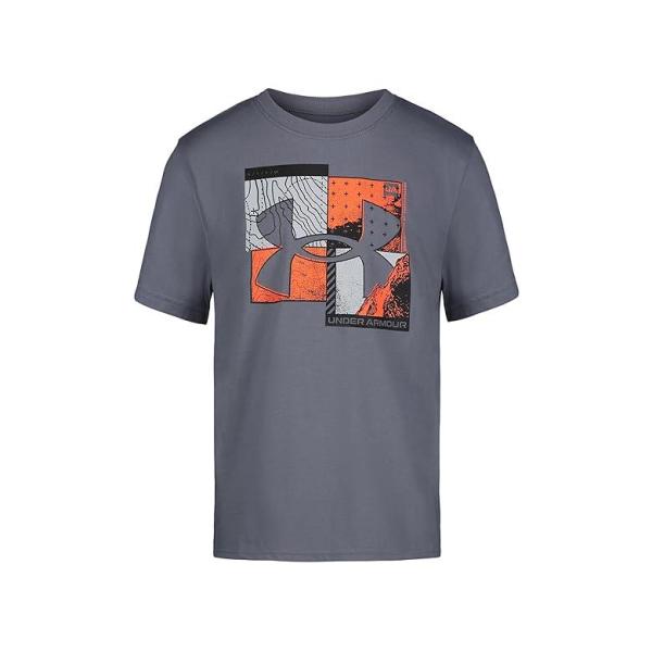 商品名：アンダー アーマー Under Armour Kids  Geodetic Logo Tee (Big Kid) BOY色：Titan Gray※こちらの商品は海外お取り寄せ商品となっております。商品到着まで約2、3週間前後のお時間...