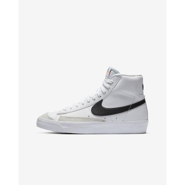 【状態】 新品NIKE Blazer Mid '77 Shoes GS Grade School Casual Sneakers Running White Black DA4086-100ブレーザー ミッド 77 シューズ ジーエス グレ...