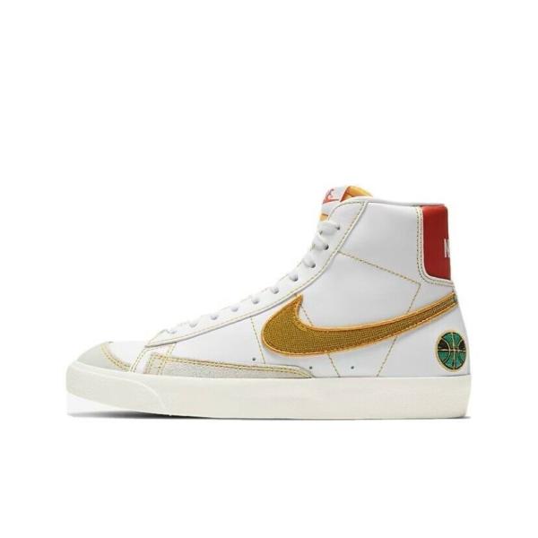 【状態】 新品NIKE Blazer Mid ‘77 'Roswell Rayguns' Shoes GS Grade School Casual Sneakers Running White Green Yellow Red DD9528...