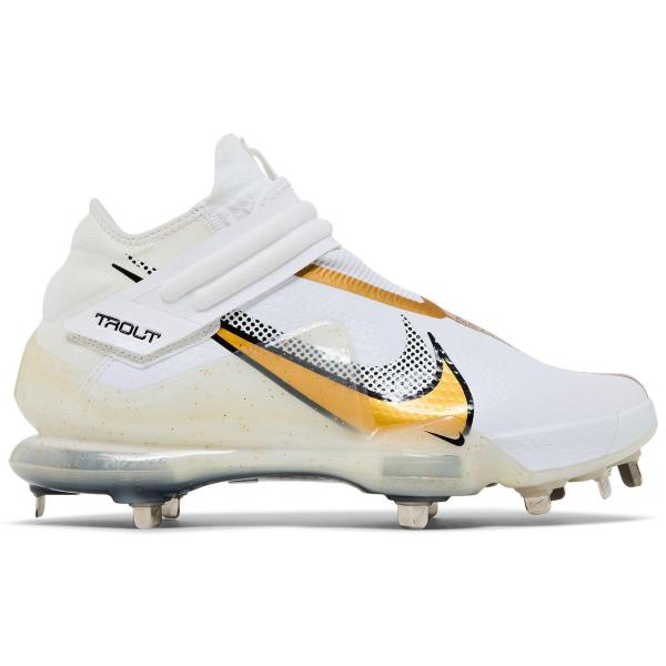 Nike Force Zoom Trout 7 Pro Mid 'White Metallic Gold'海外限定、日本未発売、国内完売モデル等を多数お取り扱い中！