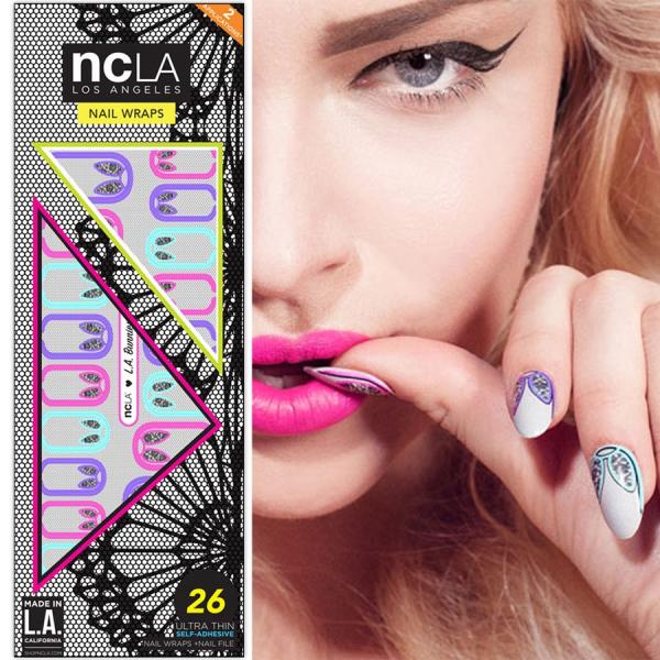 レビューを書いてメール便送料無料！LA発のネイルブランドNCLAのL.A. BUNNIESネイルシール。ユニークで個性的なデザインで今世界中で人気のブランドです。大きめサイズのシールもありますので、足の指にも使う事ができます。ネイルアート初...