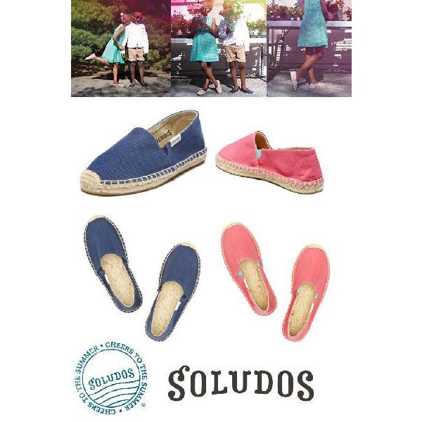 アメリカ発のブランドSoludos（ソルドス、ソリュドス）のトドラー＆キッズ用エスパドリーユシューズです。女の子にオススメのローズピンクと、男の子にオススメのネイビーの2色。多くのセレブが愛用しているアイテムで、一点一点職人による手作業でつ...