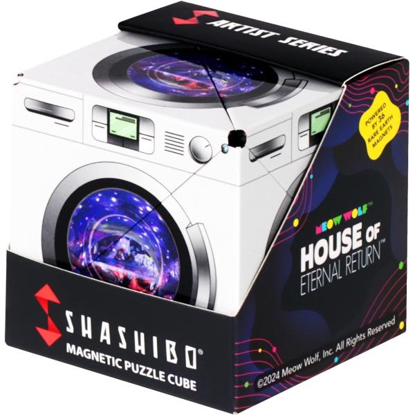 SHASHIBOシェイプシフトボックス ドライヤーポータル Dryer Portal - 特許取得のフィジェットキューブ - 70以上の形状に変形　輸入品世界中で話題の知育×フィジェットトイ SHASHIBO（シャシボ）。一見シンプルなキュ...