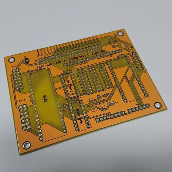 Z80 CPUボードやSBC8080 CPUルーズキットと組み合わせて使用できるI/Oボードです。・8255AパラレルLSIを搭載可能です。・8251シリアルLSIにより、PC/Macのターミナルソフトと通信できます。・FM音源チップ搭載A...