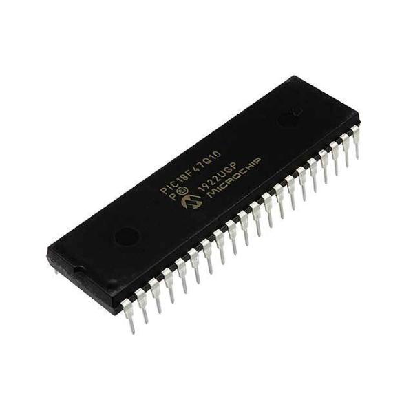 PIC18F47Q10-I/P、DIP-40Pです。