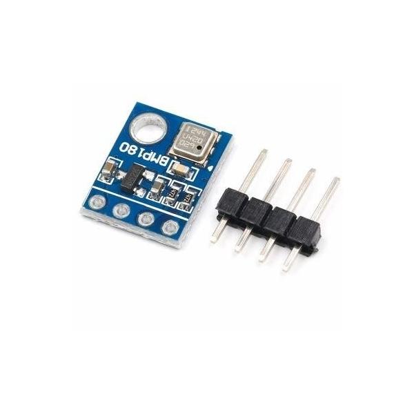 Bosch社の気圧気温センサーモジュールです。BMP180で検索するとライブラリや使い方の例が見つかります。データシートhttps://ae-bst.resource.bosch.com/media/_tech/media/datashee...