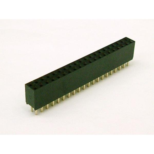 ピンソケット40P(2×20)、2.54mmピッチです。