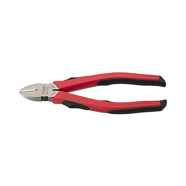 レッド/全長171mm/KN-150G・パッケージ個数:1・切断能力(mm)鉄線:φ1.2・全長(mm):170・厚刃・プラスチック柄は絶縁のためのものではありません。電気の流れているものには使用しないでください。鉄線・銅線などを切断する時...