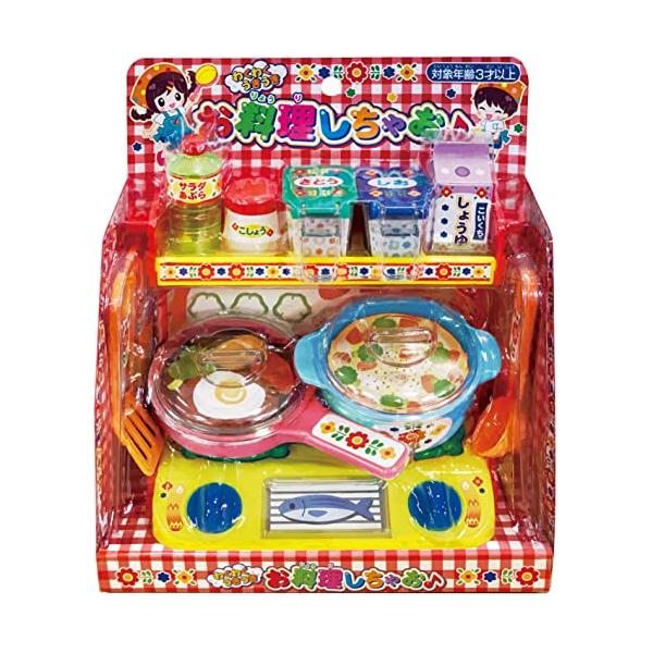 わくわくうきうきお料理しちゃお/-/−・対象年齢:3歳以上・ガスレンジやお鍋にフライパン、調味料も盛りだくさんで、お料理あそびが楽しめます。付属のお料理シートは切り取って遊べます。・商品内容:キッチン×1、フライパン×1、おなべ×1、調味料...