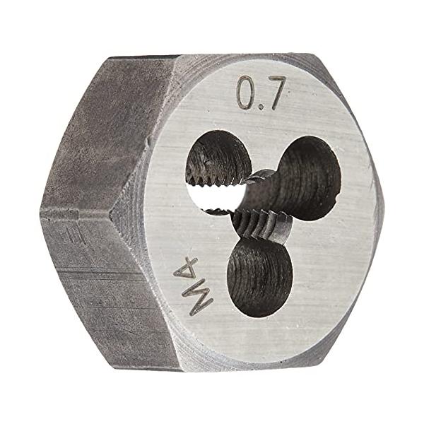 グレー/M4×0.7/22234・Size:M4×0.7・パッケージ個数:1・品番:22234・ピッチ:0.7mm・外径:20mm・厚み:9mm・コーナーや狭い場所のねじ山修正に