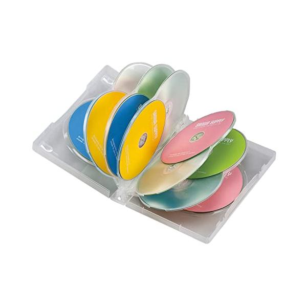 3枚セットクリア/12枚収納/DVD-TW12-03CLN・Color:クリアSize:12枚収納Style:3枚セット・パッケージ個数:1・DVD12枚をまとめて収納することができるダブルサイズのトールケースです。・100％バージンPP樹...