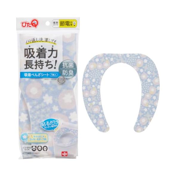 通常・柄柄ブルー(あじさい)/10×40.5×0.3cm/BB-483・Color:柄ブルー(あじさい)Size:10×40.5×0.3cm・パッケージ個数:1・サイズ:10×40.5×0.3cm・便座にのせるだけ、取りつけ簡単な「ぴたQ」...
