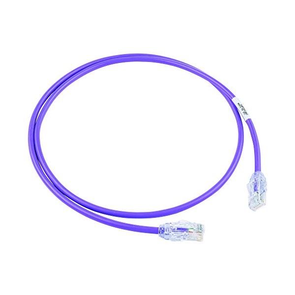 紫/1m/UTP28X1MVL・Size:1mColor:紫・パッケージ個数:1・AWG28 を採用した、ケーブル径 4.7mmの超極細 Cat6A LANケーブル UTPタイプです。・極細径と最少化された曲げ半径により高密度アプリケーショ...