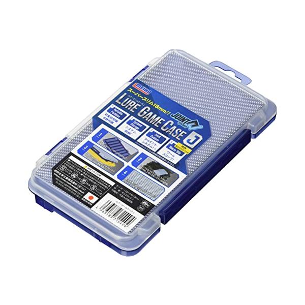 釣り用収納ボックスカラー：クリア×ネイビー/本体サイズ　W175 × D105 × H18 mm/1D-F 314-177・Size:本体サイズ　W175 × D105 × H18 mm・パッケージ個数:1・本体サイズ W175 × D10...