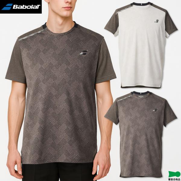 Babolat(バボラ)の VS ショートスリーブシャツです。汗染み対策機能付きで、気になる汗じみをカバー。プレーに集中できます。