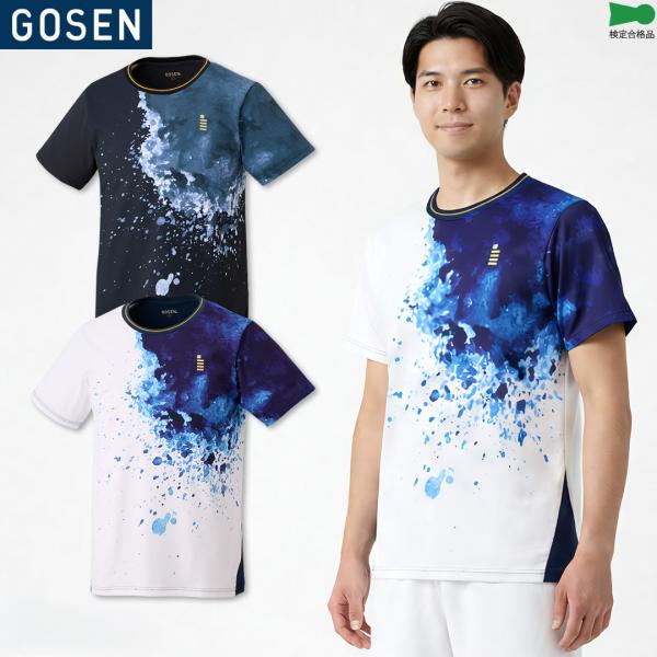 GOSEN(ゴーセン)のゲームシャツです。日本バドミントン協会検定合格品日本ソフトテニス連盟審査合格品