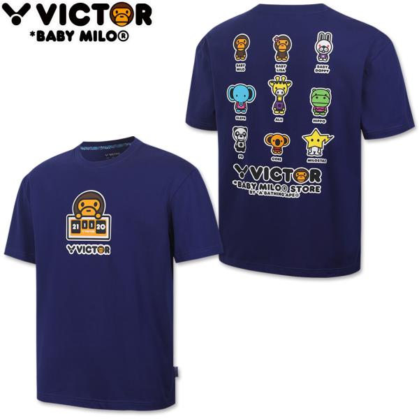 VICTOR(ビクター)のBABY MILOコラボレーションオーバーサイズニットTシャツです。