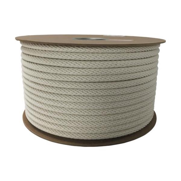 [特長]●天然繊維なので、熱や摩擦に強いロープです。●水中や土中で腐食し土に還ります。●強度は３打に比べ４０％程度低下しますが、摩擦抵抗が少なく、ねじれにくいロープです。[仕様]●線径(mm)：12●長さ(m)：100●包装形態：ドラム巻●...